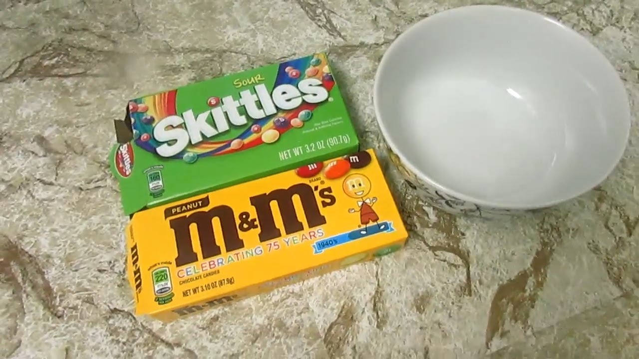 HILARIOUS SOUR SKITTLES AND M&M PRANK ON LITTLE BROTHER! - YouTube
