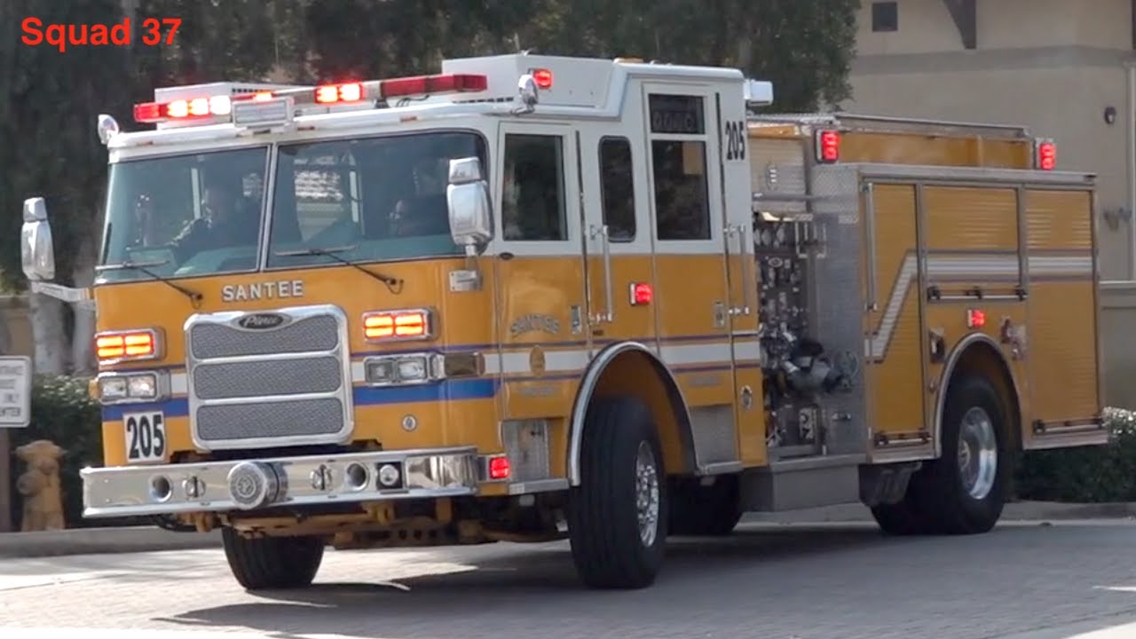 Santee Fire Responding (Compilation 4) - YouTube