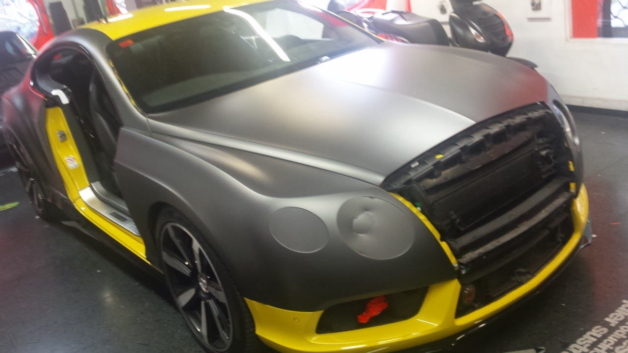 De Amarillo a Gris Grafito? Bentley Continental Coupe Parte 1 - Car ...