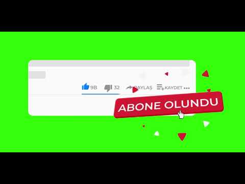 Efsane green screen abone ol butonu