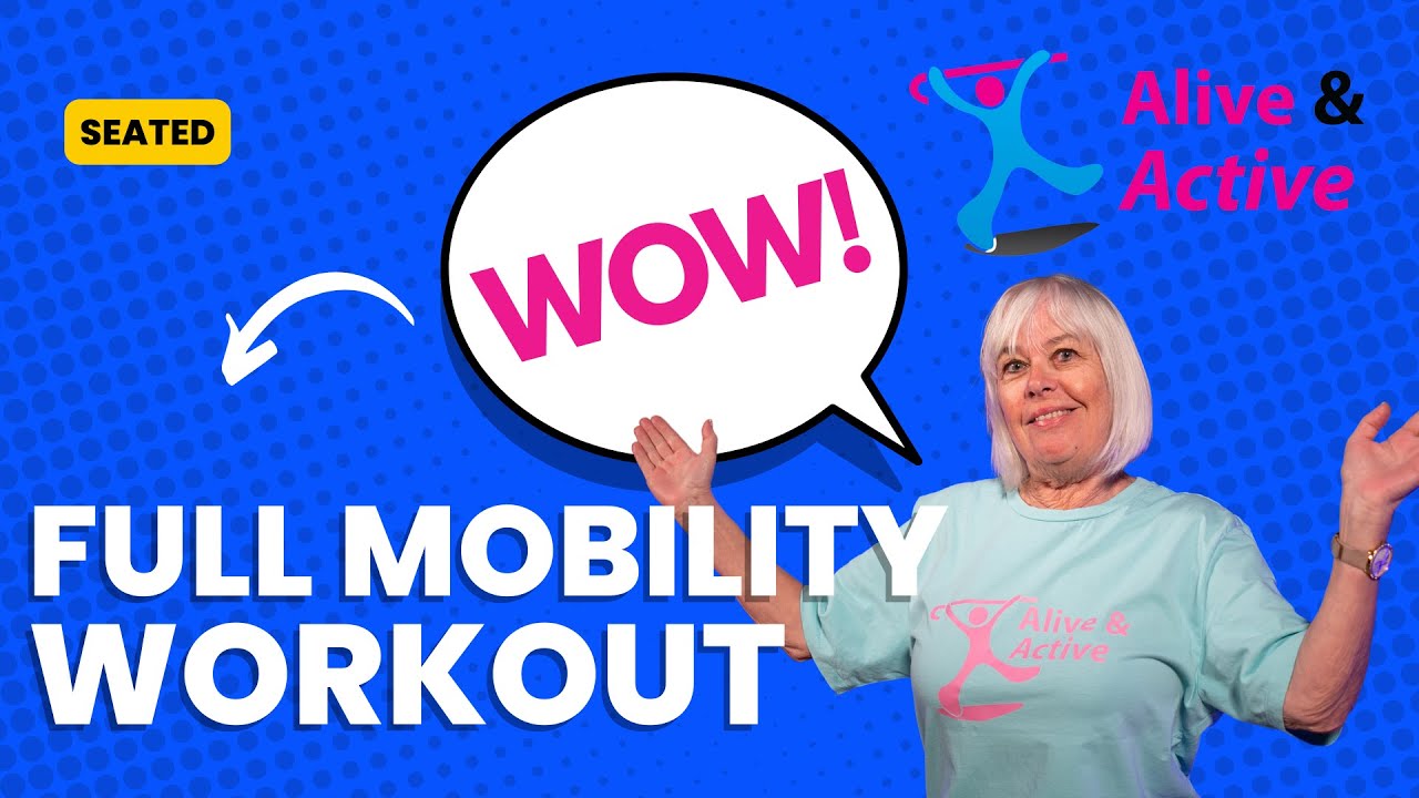 Simon Roll Full Mobility Seated Workout Seniors - YouTube