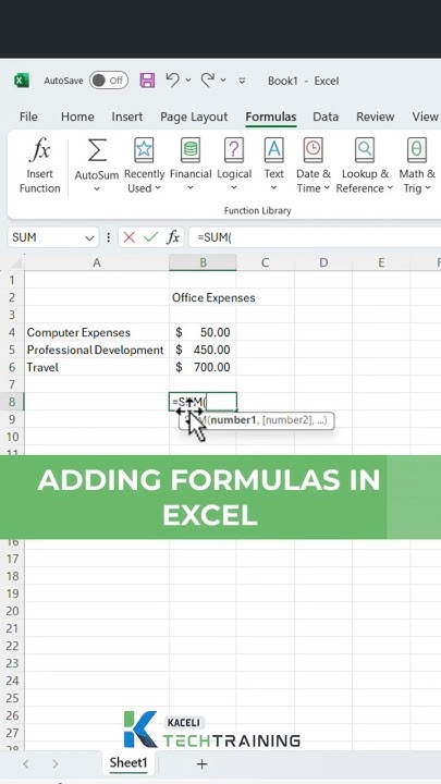 How to Use Formulas in #excel - YouTube