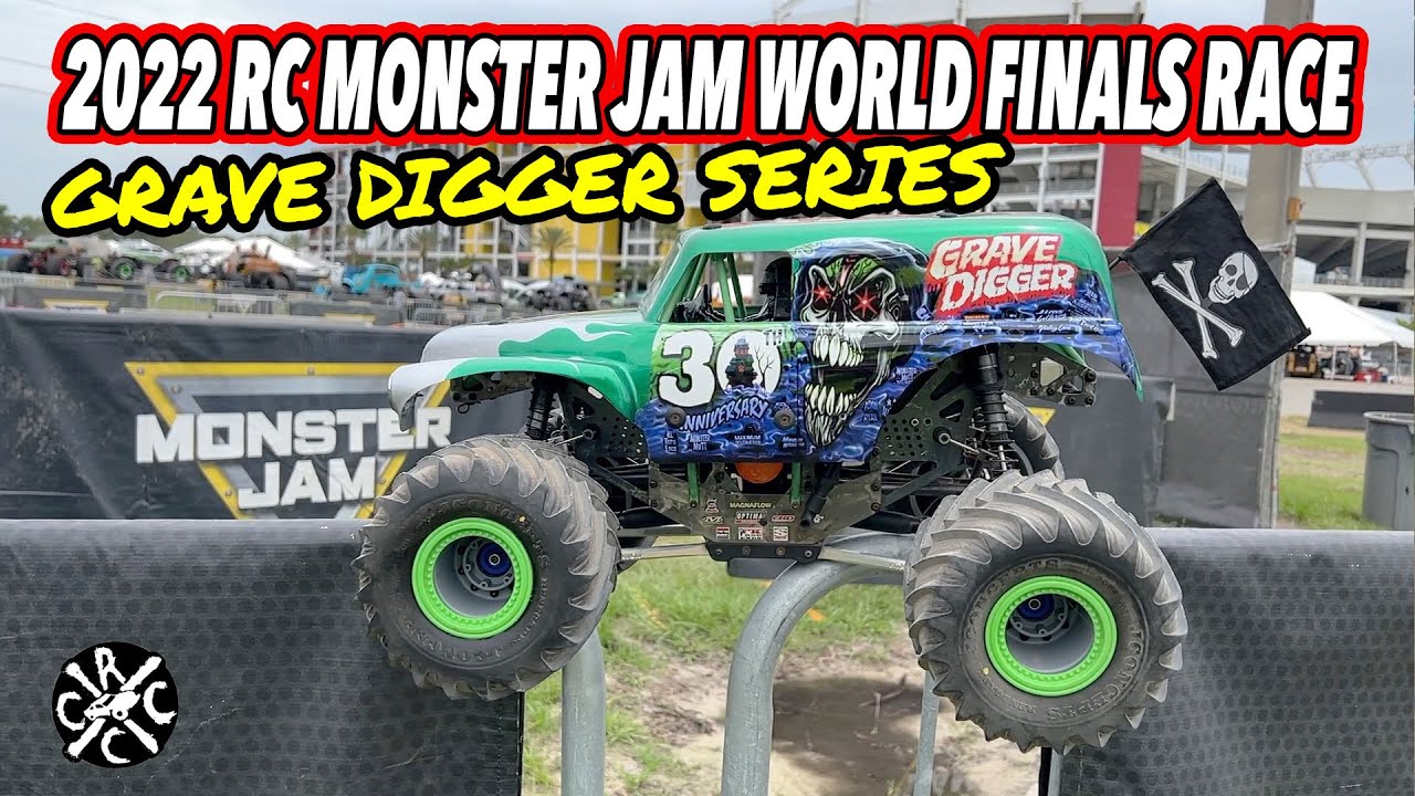 Monster Jam RC World Finals Racing - Grave Digger 40th Anniversary RC ...