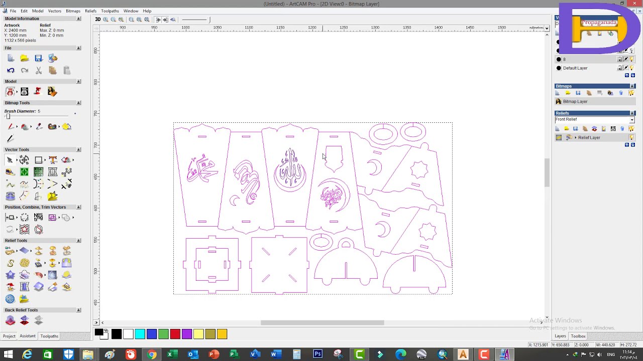 تشكيلة جاهزة لتصميمات فوانيس رمضان لماكينات الليزر والــ C.N.C - YouTube