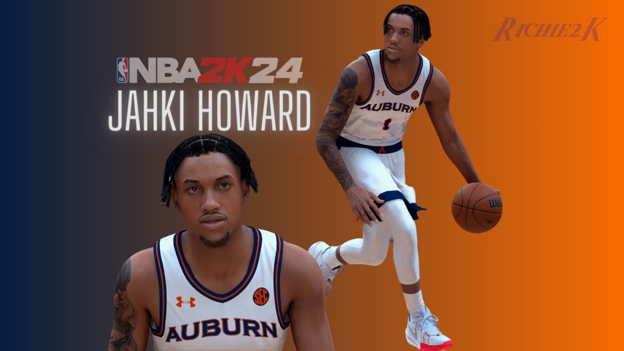 Jahki Howard Face Creation NBA 2K24 - YouTube