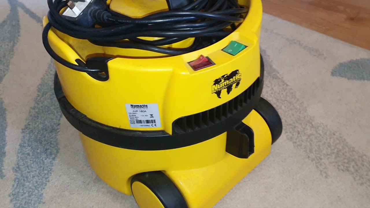 numatic james jvp180a 2012 before clean up - YouTube