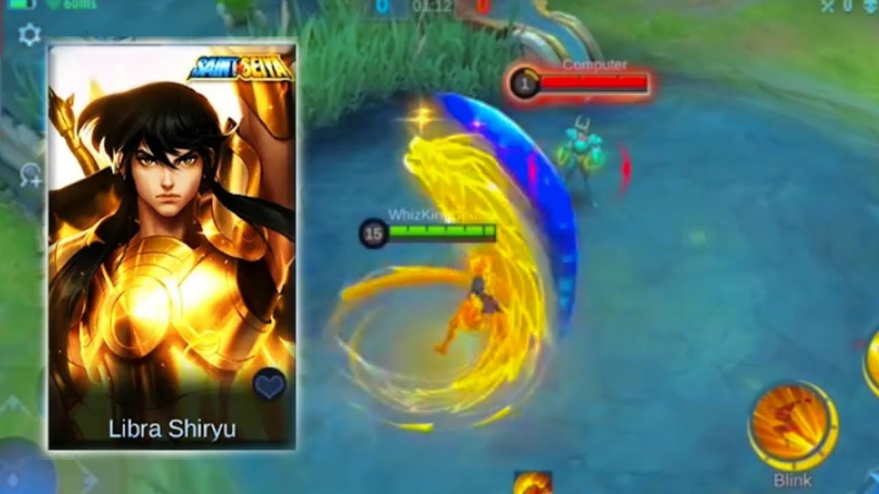 New Saint Seiya Skin Chou Libra Shiryu-Mobile Legends:Bang Bang - YouTube