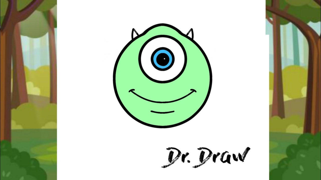 Dessin Bob Razowski #pixar #drawing #draw - YouTube