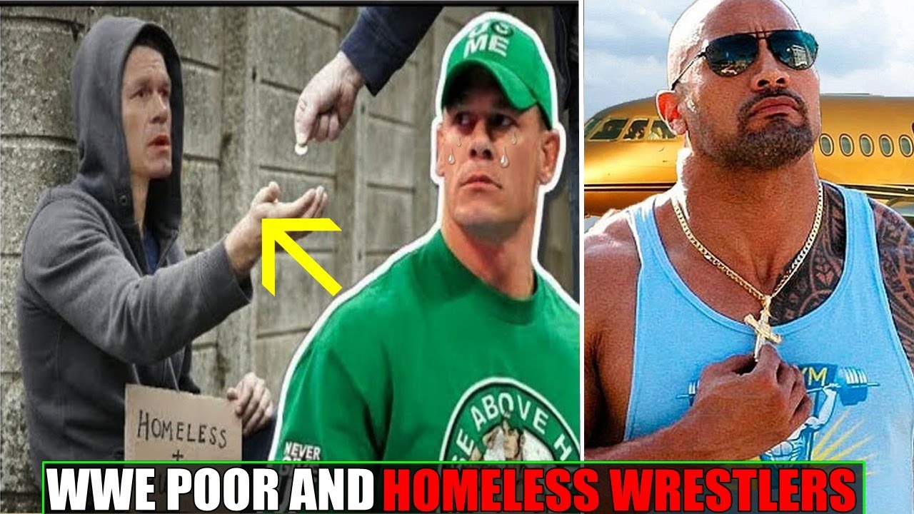 WWE POOR AND HOMELESS WRESTLERS - YouTube