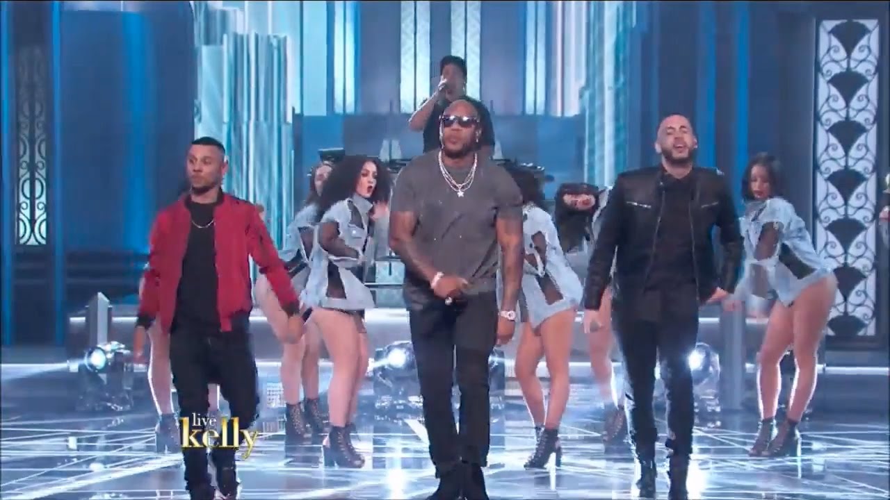 Flo Rida & 99 Percent - Cake (Live with Kelly) [After Oscar® Show ...