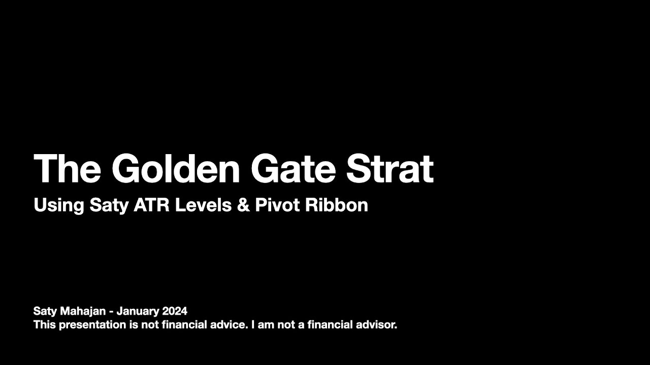 The Golden Gate Strat Using Saty ATR Levels & Pivot Ribbon - YouTube