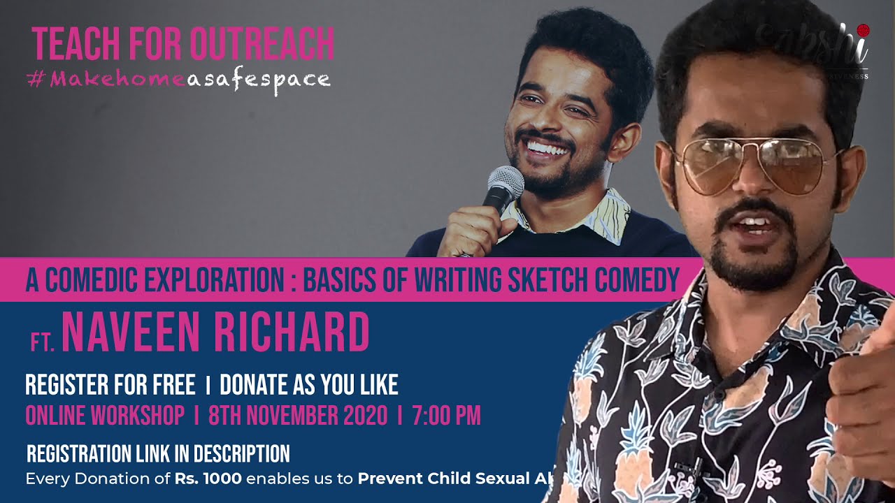 Learn Sketch Comedy Writing With Naveen Richard - YouTube