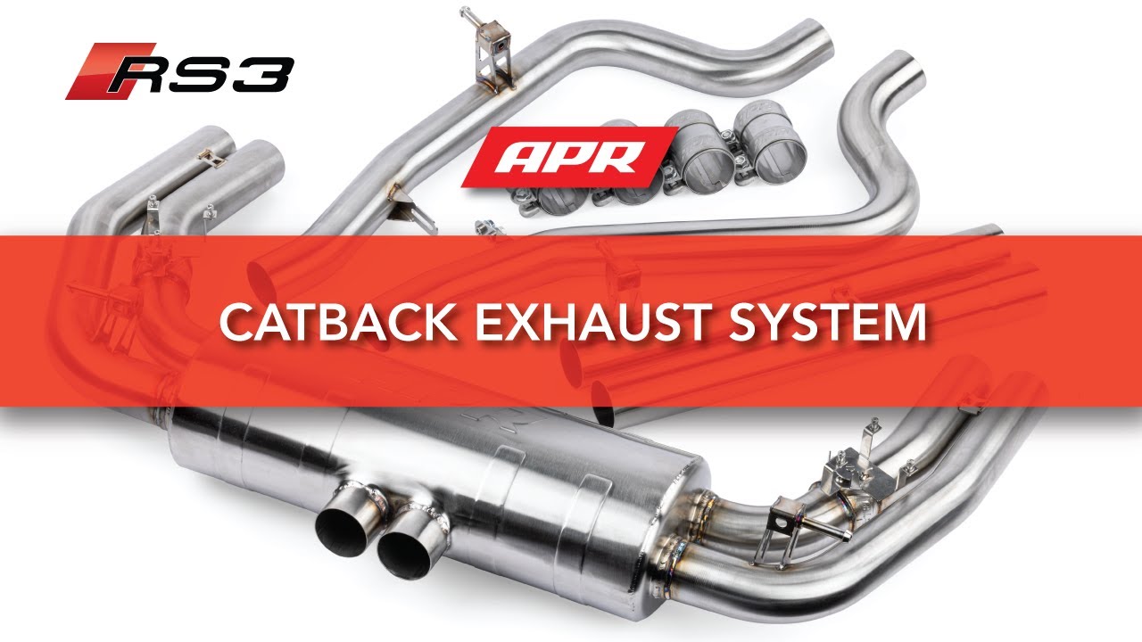 The APR RS3 (8Y) Exhaust System is Here - YouTube