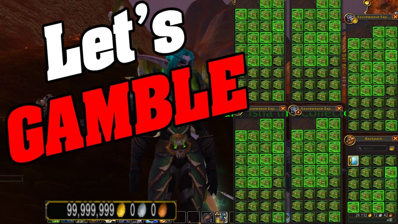 GOLD GAMBLE! Don't Try This At Home! WoW Goldmaking - YouTube
