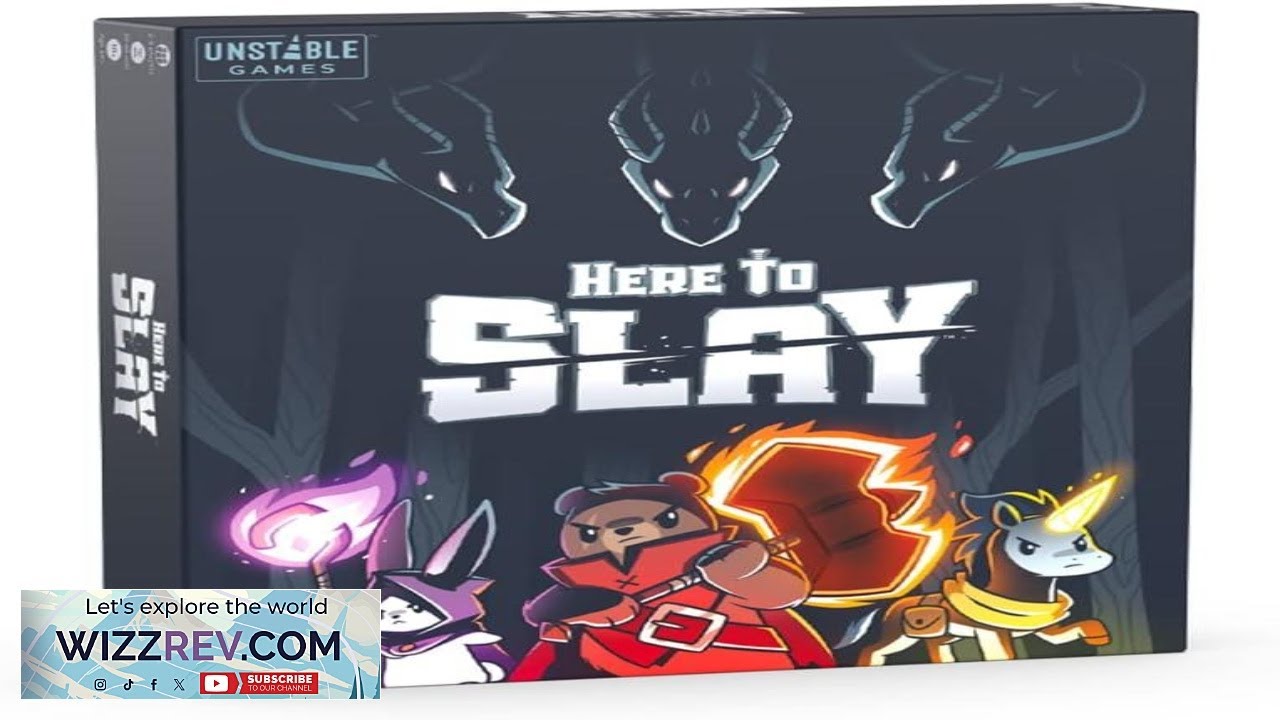Unstable Games Here to Slay Card Game Fantasy Adventure Strategy Game ...