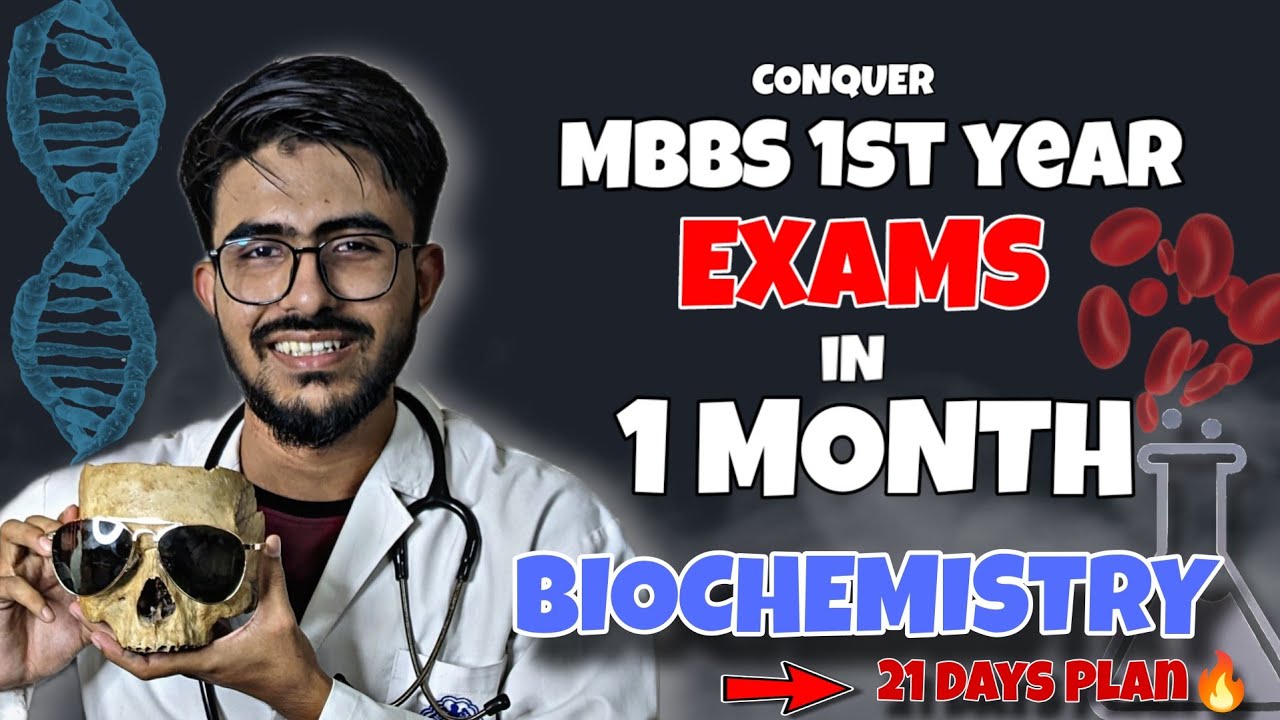 How to study BIOCHEMISTRY in one month🩺| 1st PROFF exams | MBBS ...