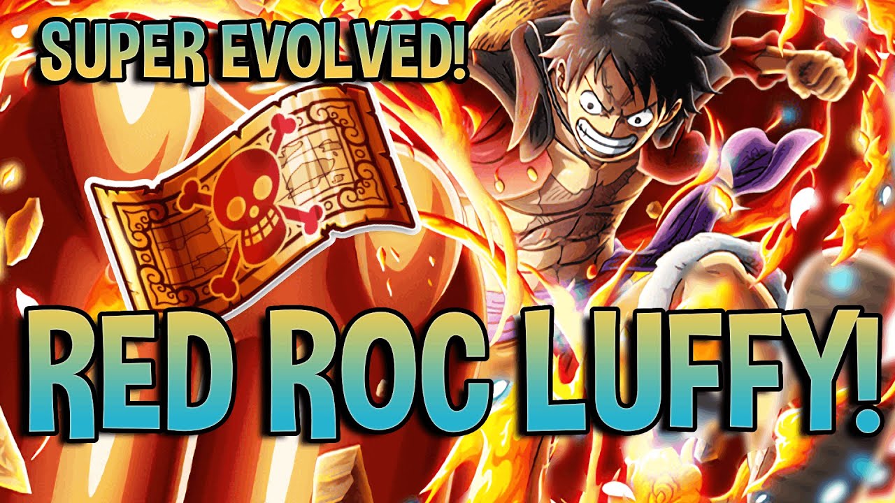 [OPTC] RED ROC LUFFY IS FINALLY HERE! トレクル SUPER EVOLVED FINAL TAP ...