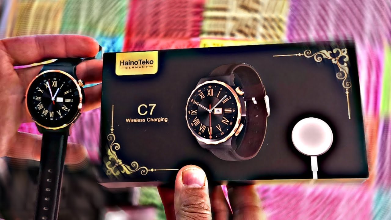 SMART WATCH | Haino Teko c7 Golden color Calling Watch #digital #watch ...