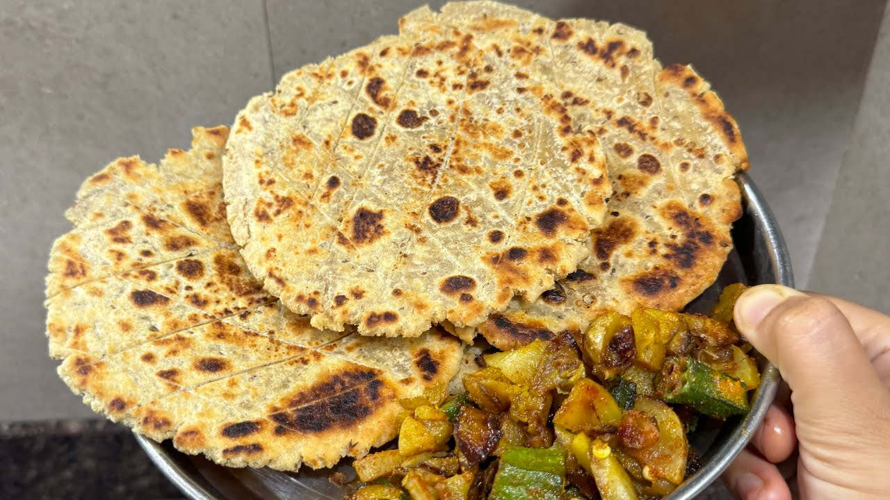 Aate besan ki bhakri-आटे बेसन की भाकरी-Tasty & Healthy bhakri-wheat ...