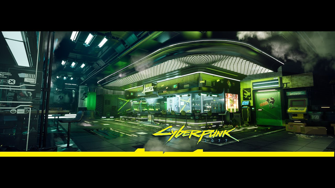 Cyberpunk 2077 Afterlife bar Unreal Engine 5 - YouTube