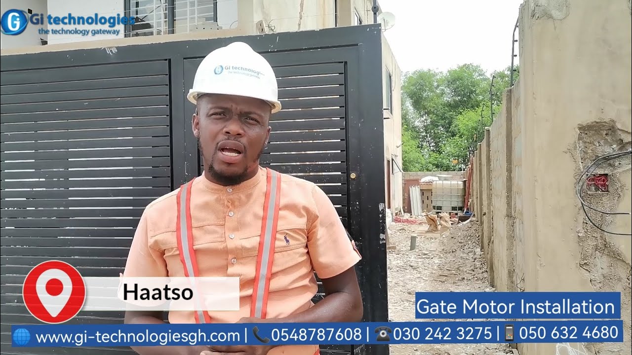 Best Gate Motor Company in Ghana. Gate and Videos intercom installation ...