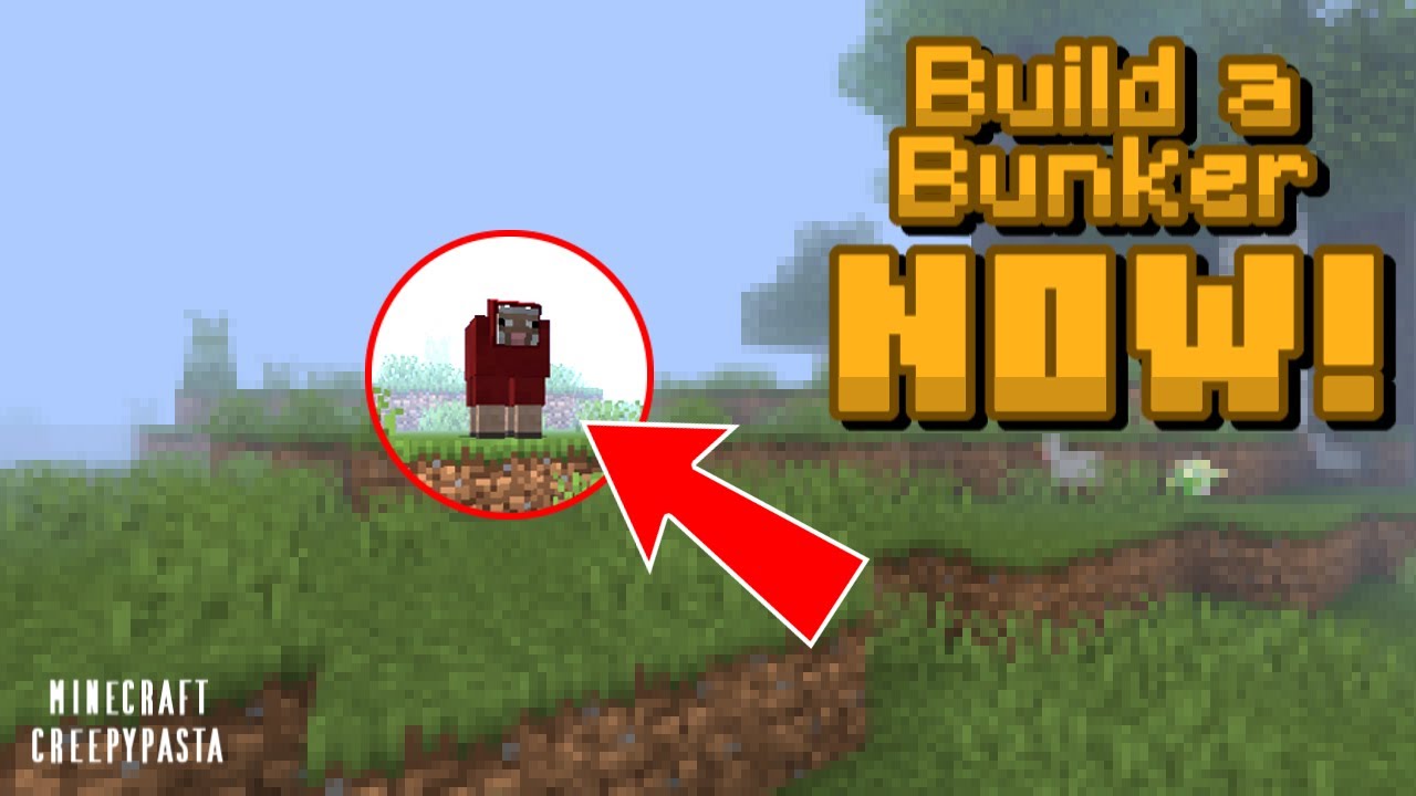 If a Red Sheep Seems to Spy on You, BUILD A BUNKER QUICK! Minecraft Creepypasta - YouTube