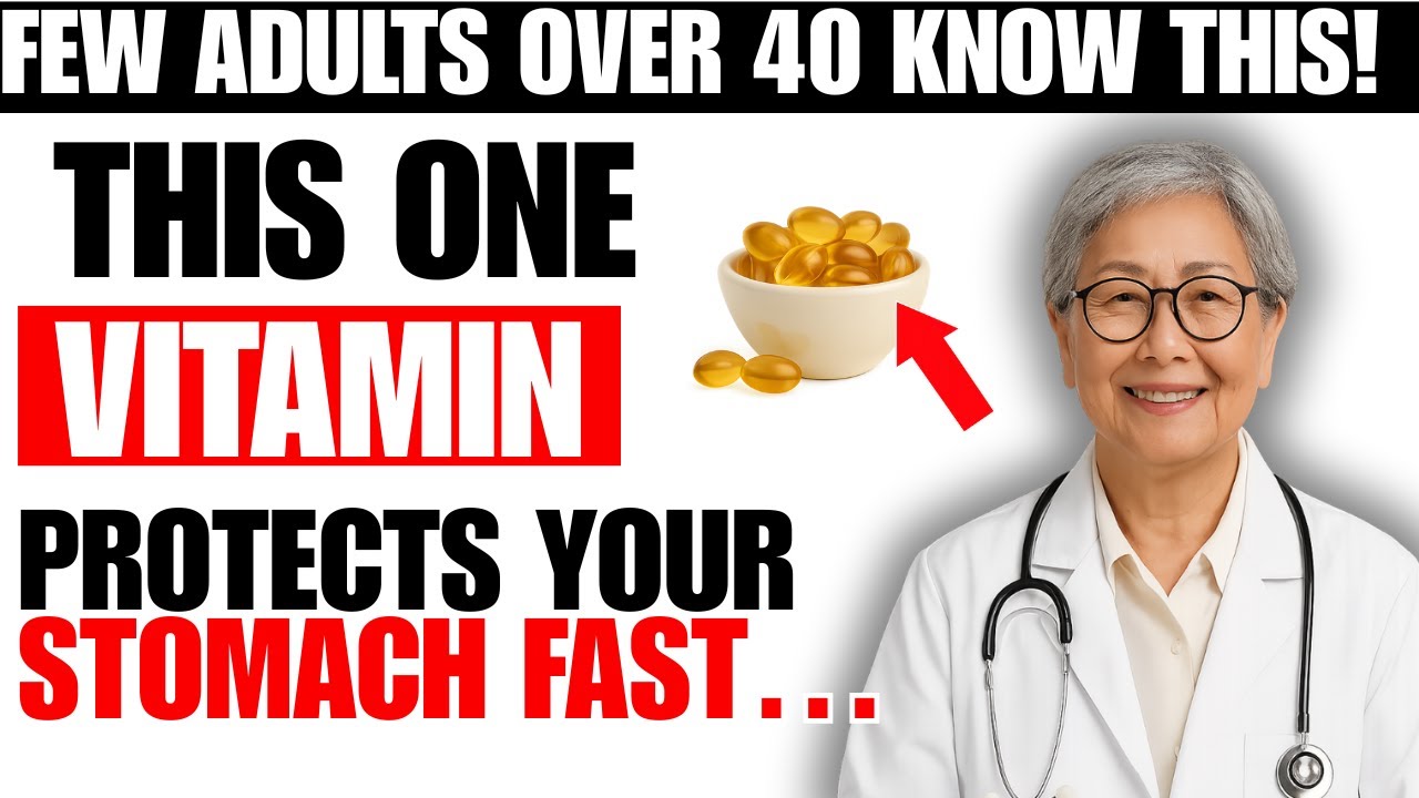 Over 40: 3 Essential Vitamins to Protect Your Stomach From Gastritis ...