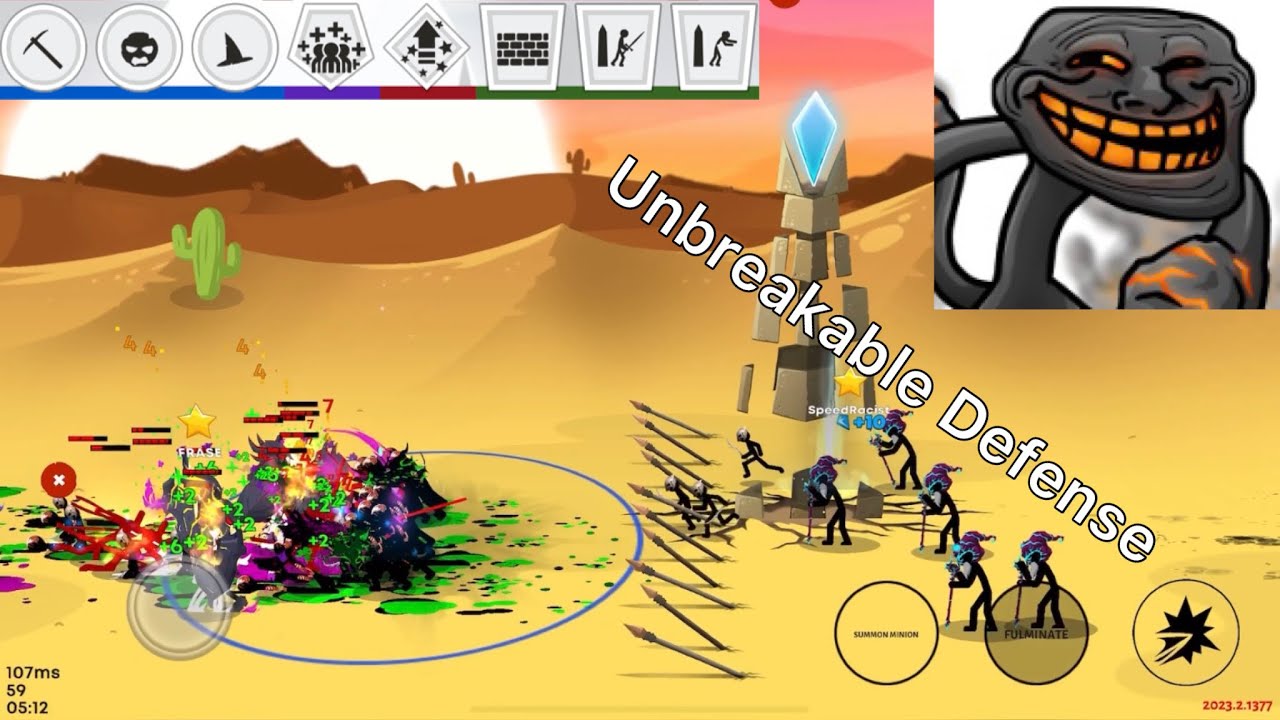 Stick war 3 toxic double spawn magikill spam load out - YouTube