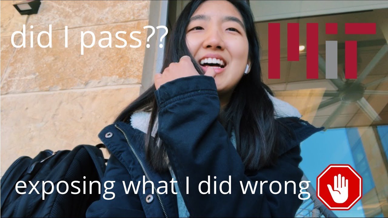 reacting to my (MIT) final grades | Sarah Chieng - YouTube