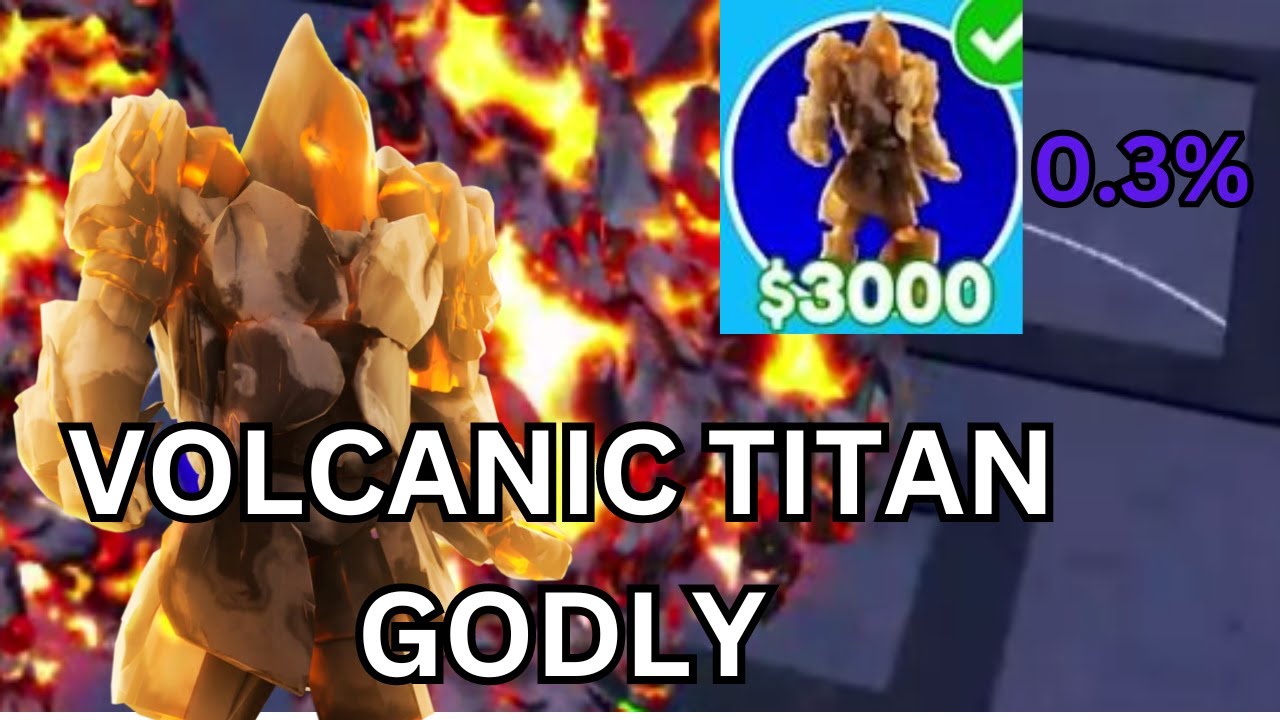I FINALLY Got the Volcanic Titan Godly Unit in Toilet Tower Defense ...