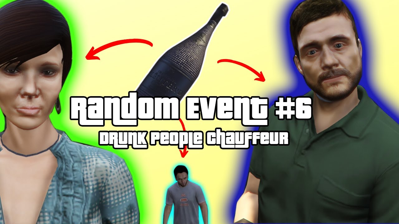 GTA 5 Random Events Guide: Drunk People Chauffeur - YouTube
