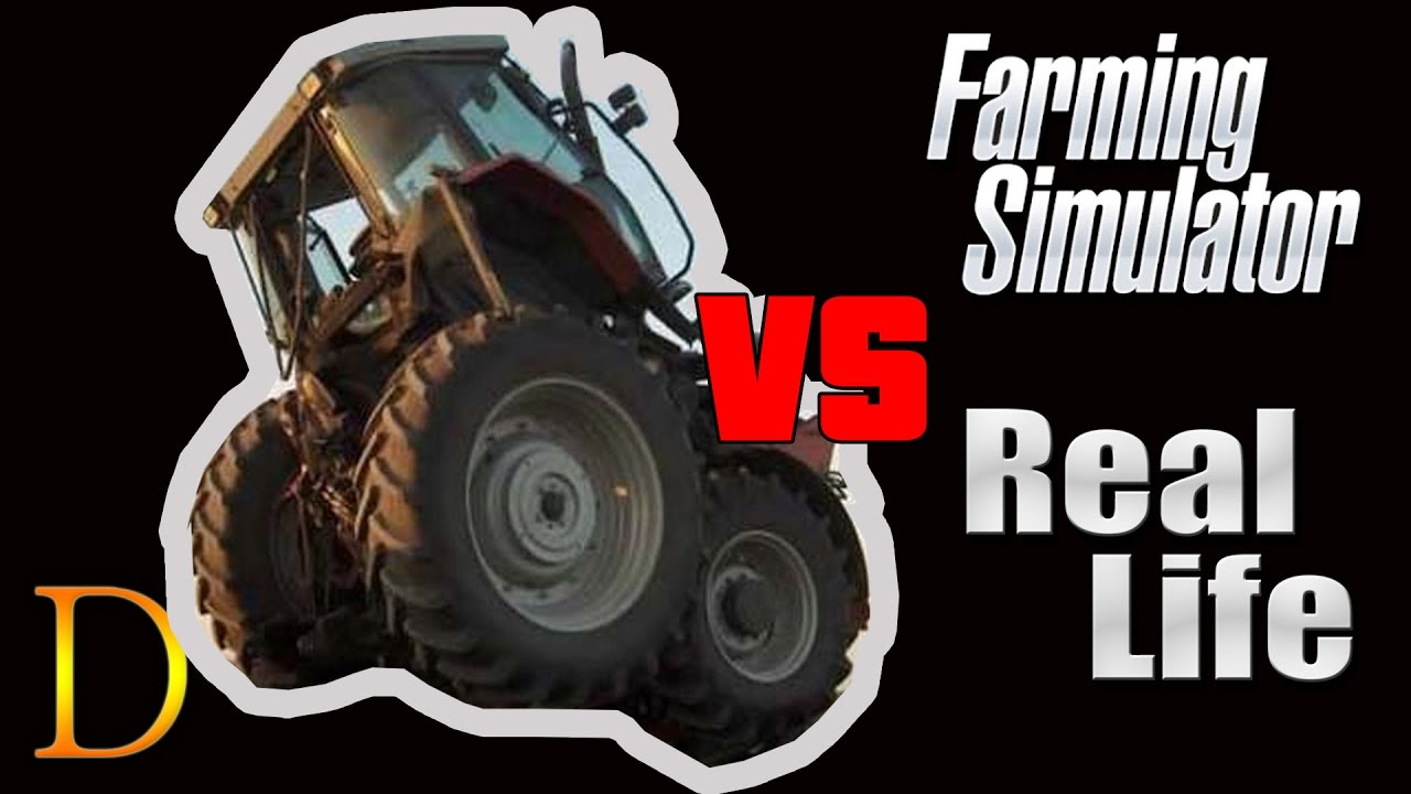 Farming Simulator vs Real Life - YouTube