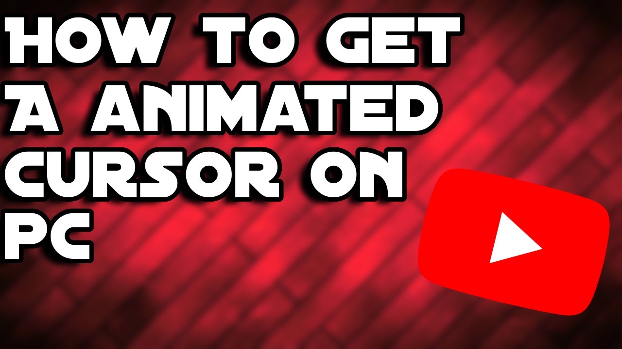 How to get a cool animated rainbow cursor on PC - YouTube