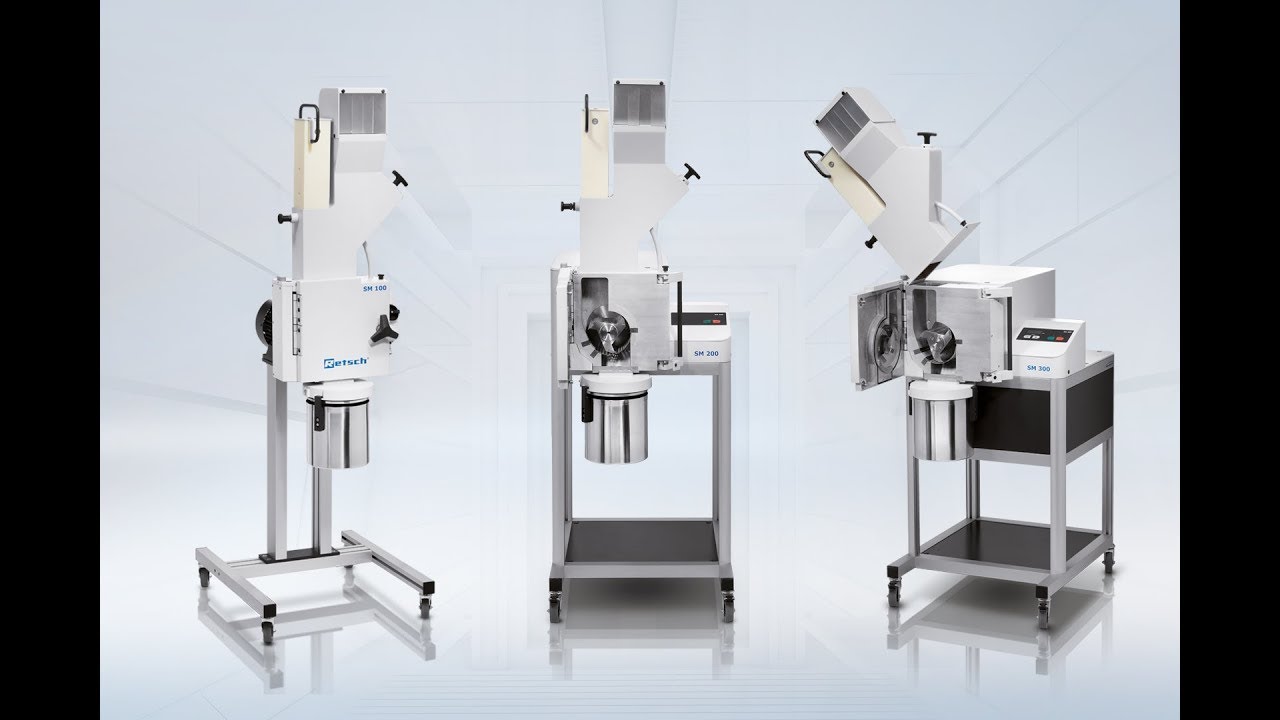 Retsch Cutting Mill SM 100, SM 200 & SM 300 - 切割式粉碎機產品介紹 - YouTube