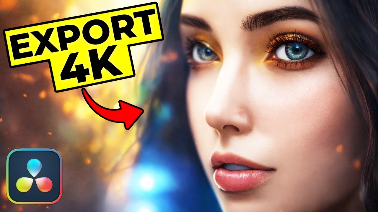 How To EXPORT 4K Video In Davinci Resolve 19 Tutorial - YouTube