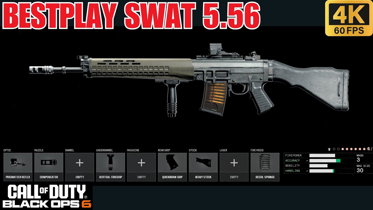 Best play with Swat 5.56 Call of duty Black Ops 6 Multiplayer - Season ...