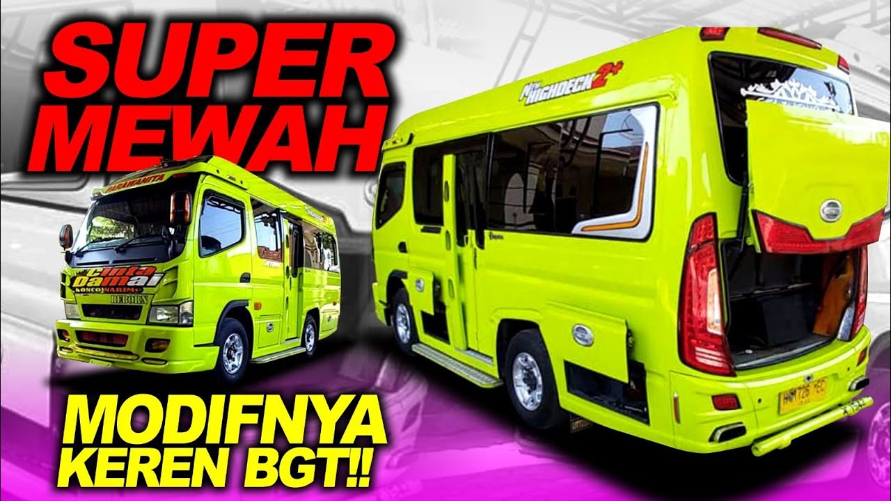 SUPER MEWAH, FULL MODIF‼️MICRO BUS PRONA CANTER KEREN #trending #viral ...