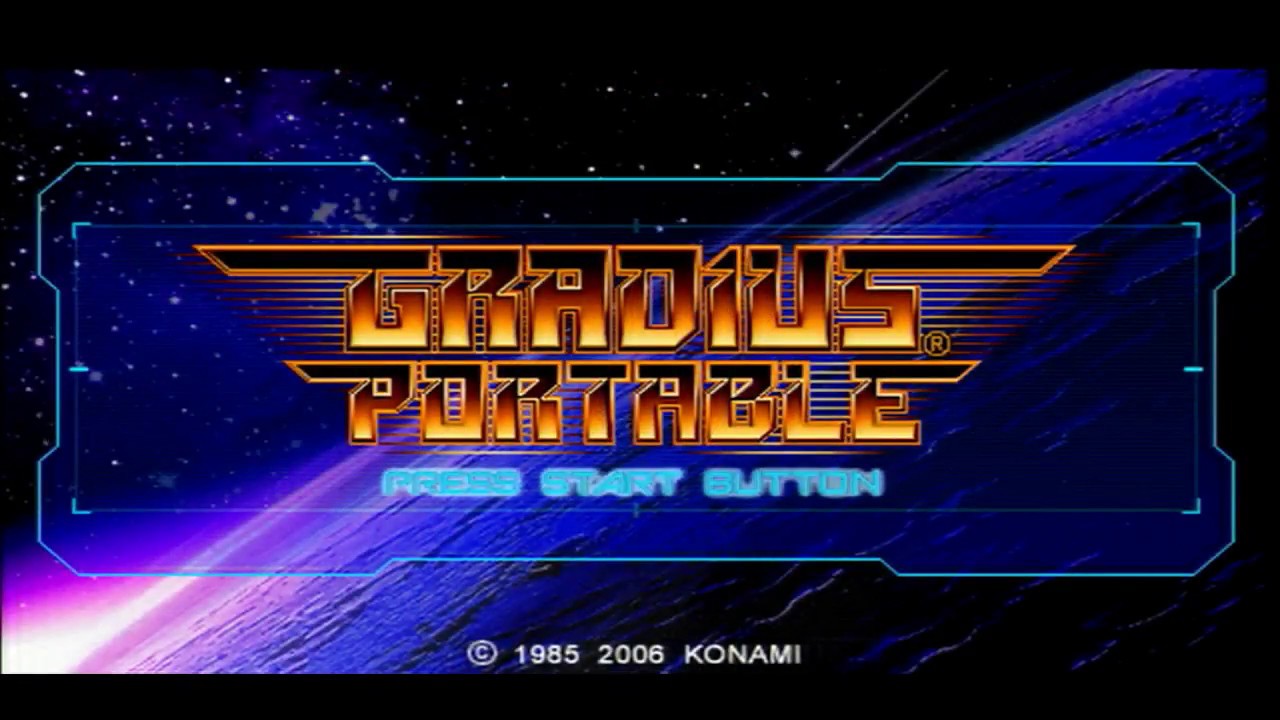 GRADIUS PORTABLE (PSP) ゲームプレイ #1 - YouTube
