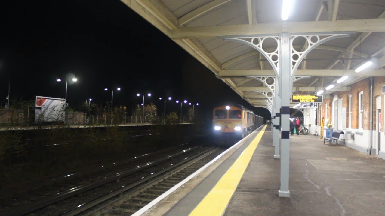 UK freight trains British rail triple grey livery class 66 GBRF 66799 ...