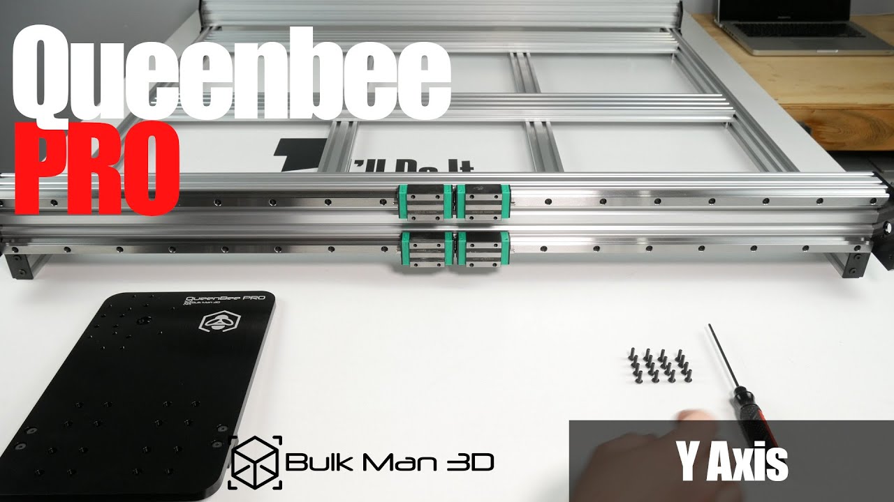 Bulkman3d Queenbee Pro - Y Axis - YouTube