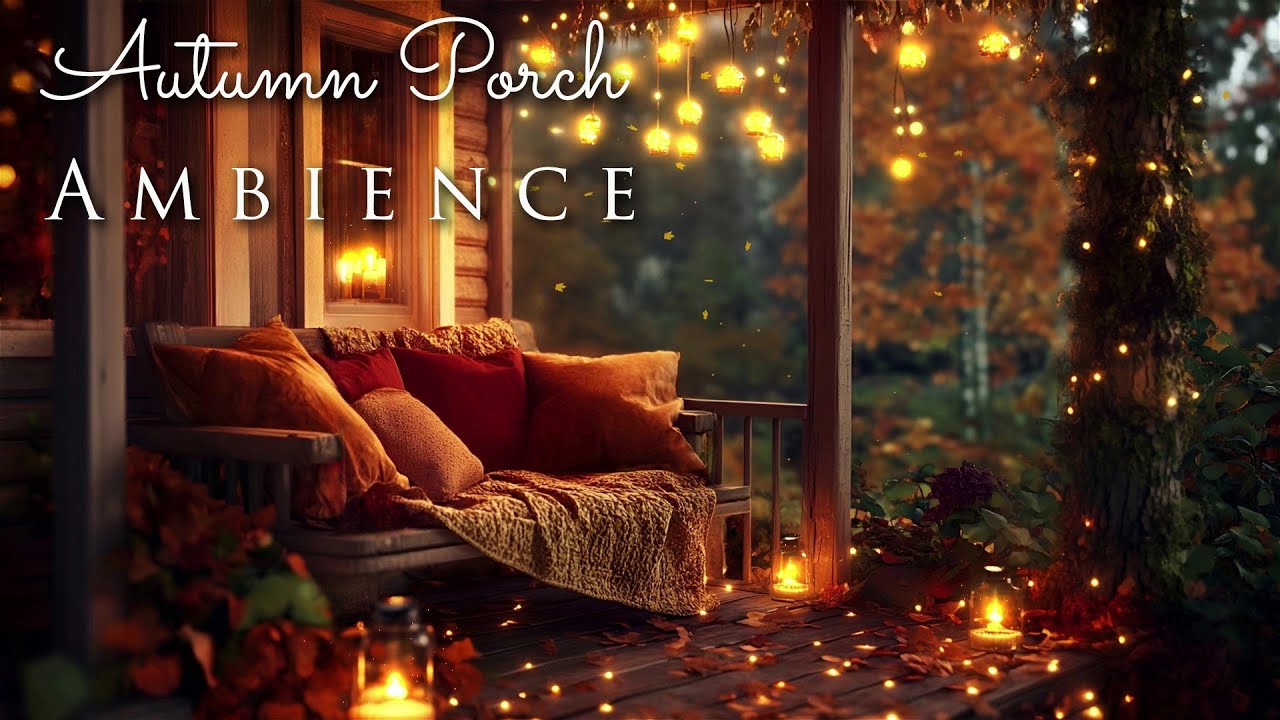 Autumn Wind Ambience ️🍁 Rustling Leaves and Crickets for Relaxing - YouTube