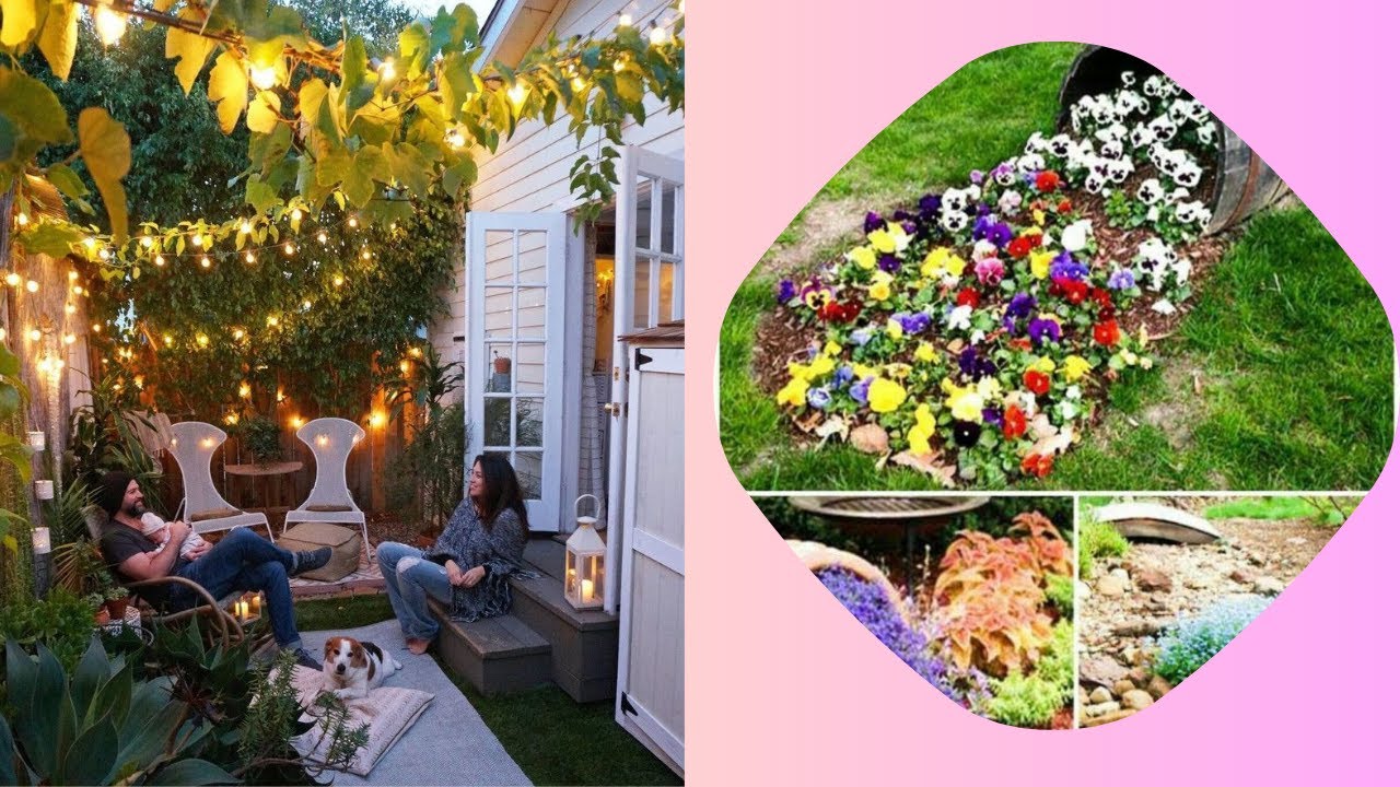 How To Transform Your Small Garden With Decorative Features - YouTube