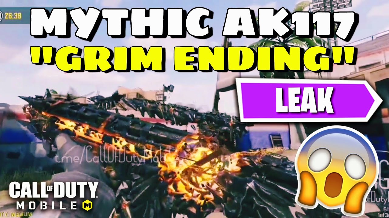 MYTHIC AK117 "GRIM ENDING" GAMEPLAY | CODM LEAKS - YouTube