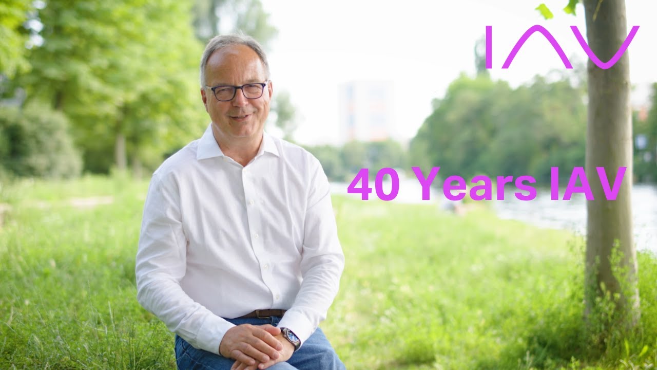 IAV - Uwe Horn about our 40th anniversary - YouTube
