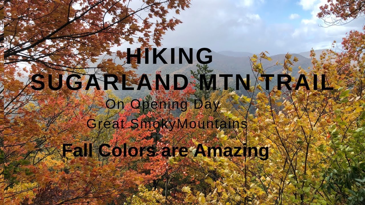 Hiking Sugarland Mountain Trail Opening Day - YouTube