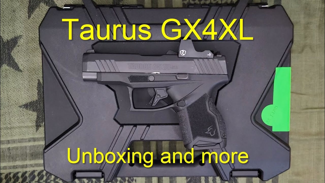 Taurus GX4XL unboxing and a little more - YouTube