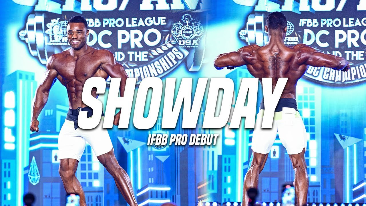 SHOW DAY | IFBB PRO DEBUT - YouTube