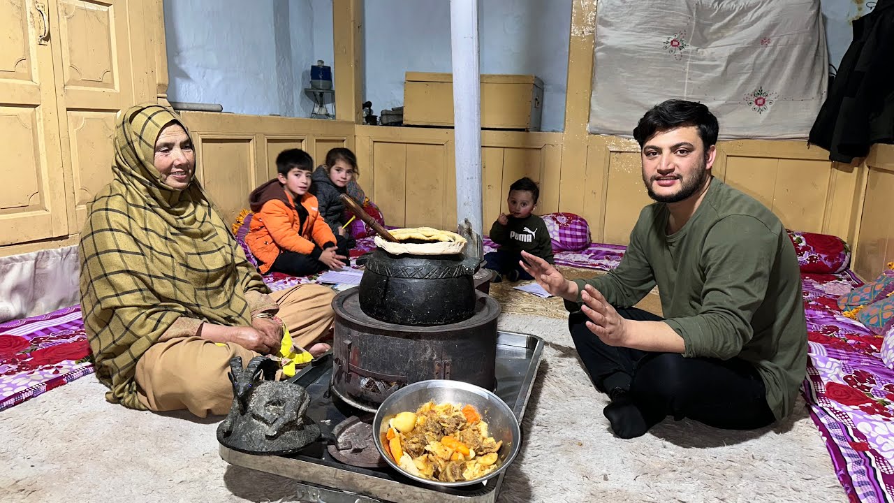 This Is How We Cook Traditional Foods In Traditional Stone Pot - Mutton ...