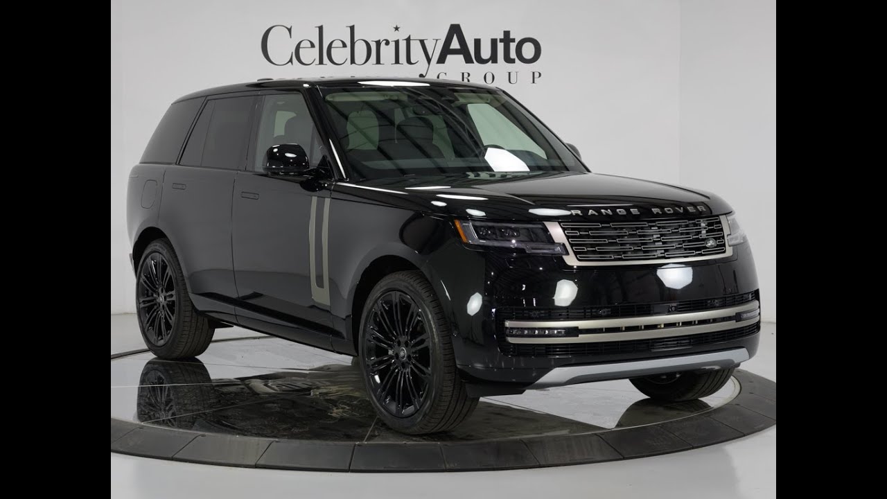 2024 LAND ROVER RANGE ROVER SE 23" STYLE 1075 GLOSS BLACK WHEELS - YouTube