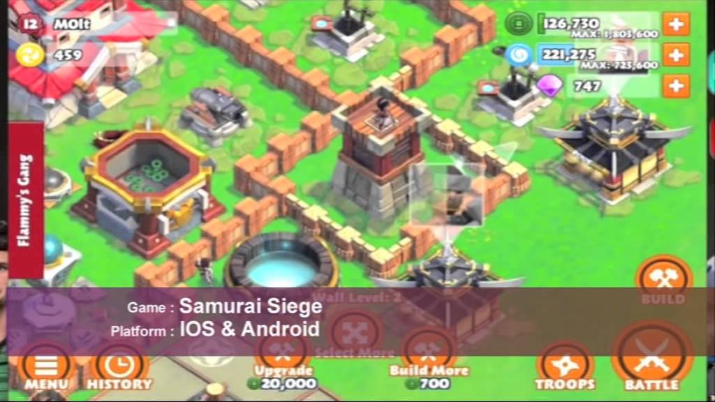 Review: Samurai Siege Alliance Wars - YouTube